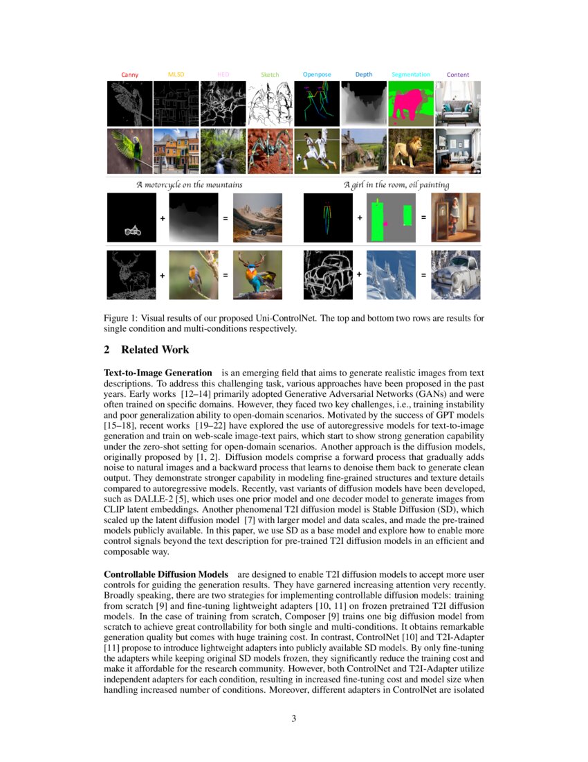 Uni-ControlNet: All-in-One Control to Text-to-Image Diffusion Models ...