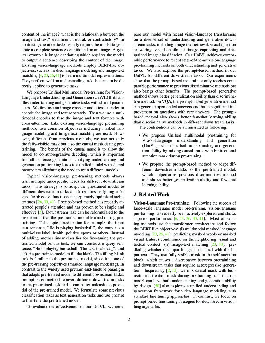 Unified Multimodal Pre-training and Prompt-based Tuning for Vision ...