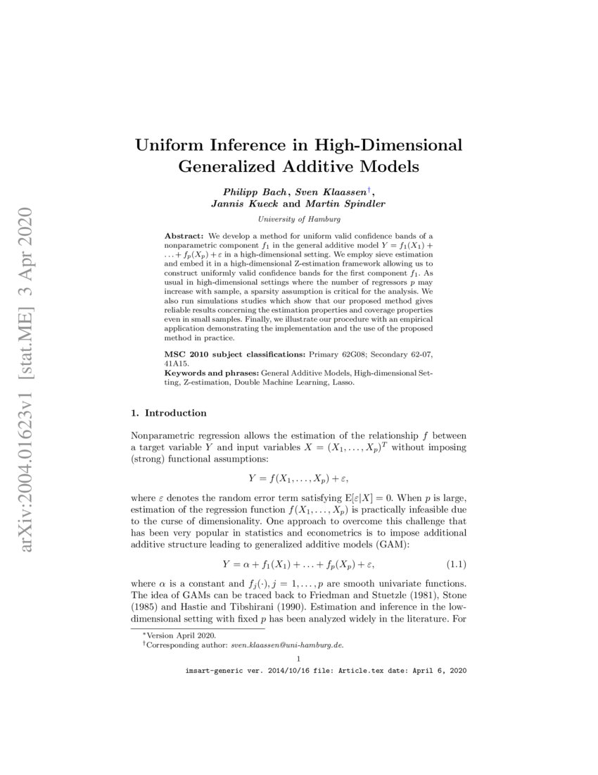 uniform-inference-in-high-dimensional-generalized-additive-models-deepai