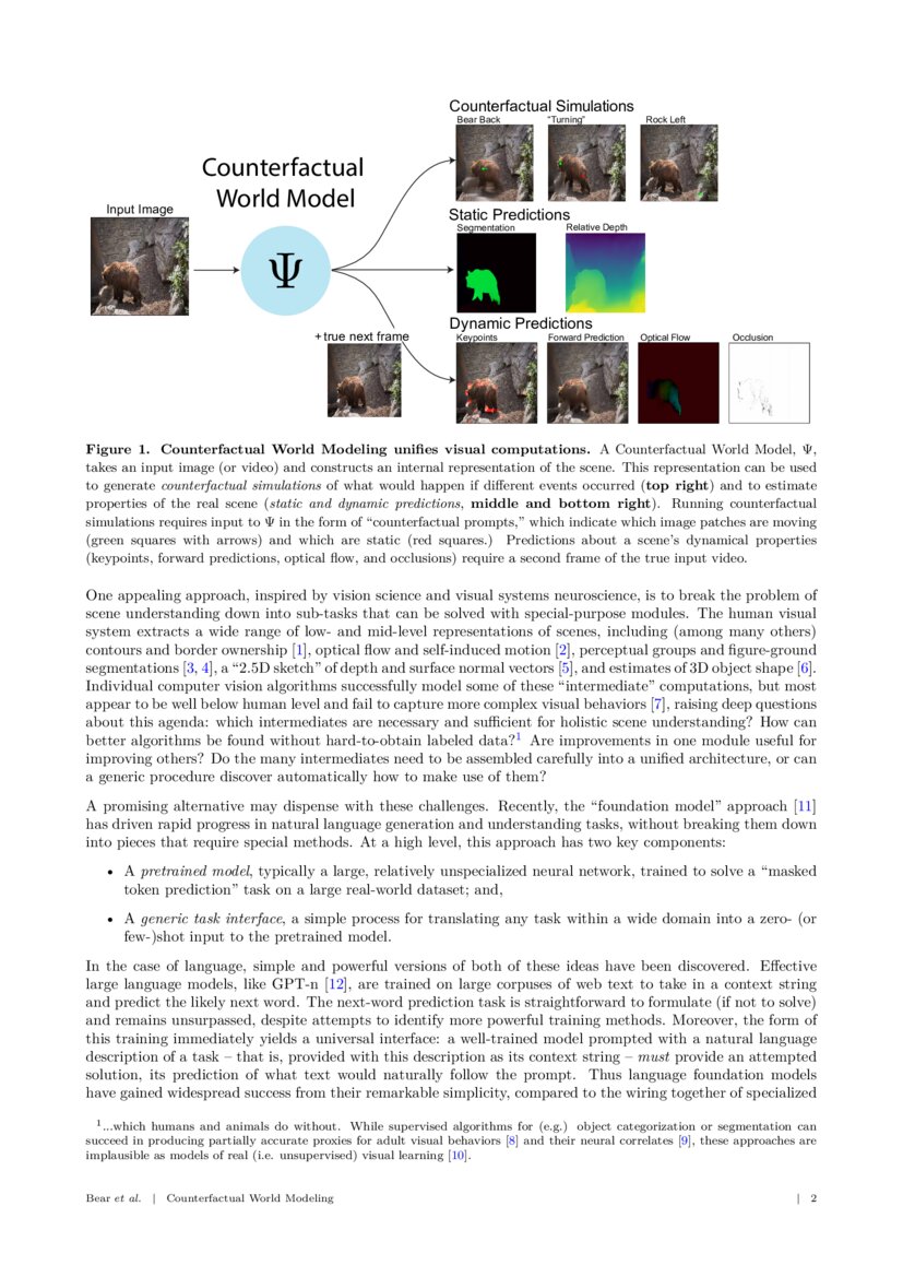 Unifying (Machine) Vision via Counterfactual World Modeling | DeepAI