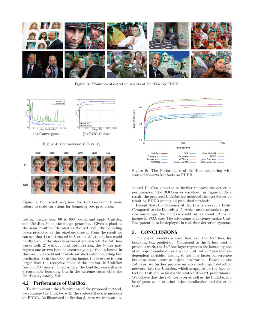 UnitBox: An Advanced Object Detection Network | DeepAI