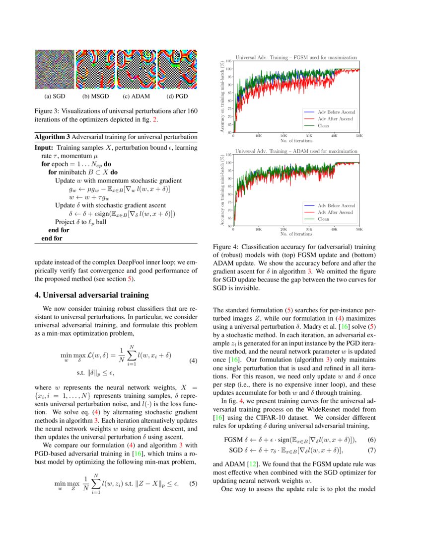 Universal Adversarial Training | DeepAI