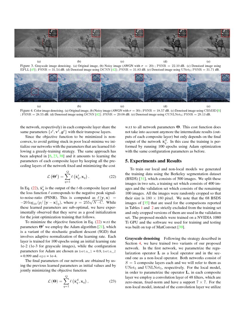 Universal Denoising Networks : A Novel CNN-based Network Architecture ...