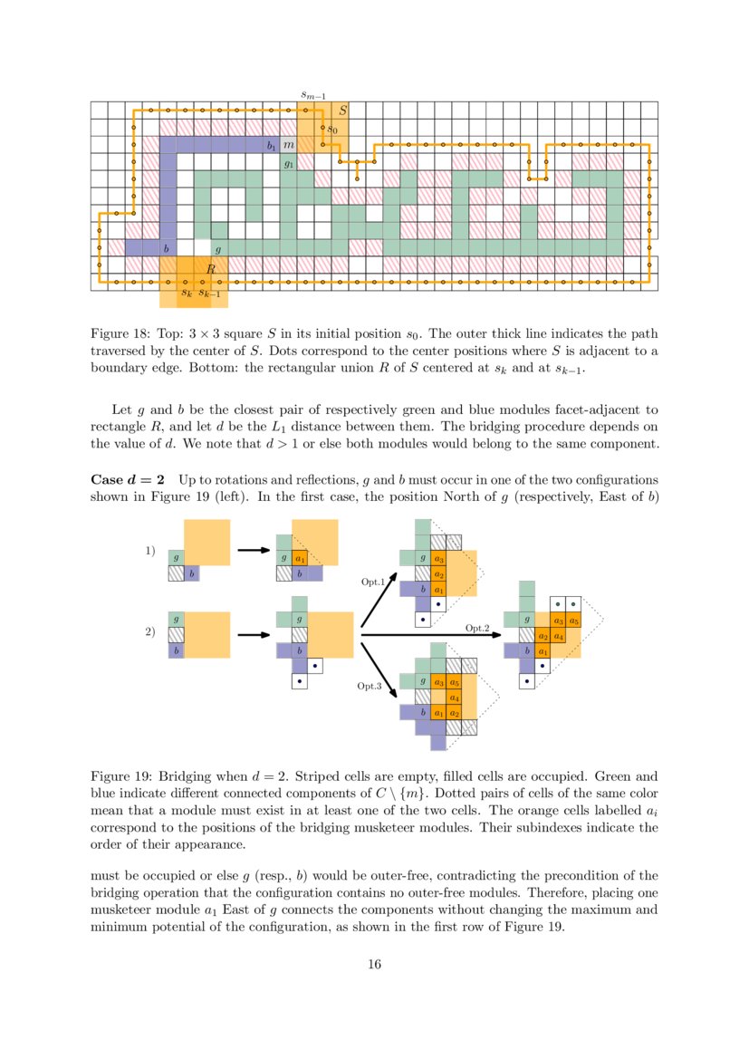 Universal Reconfiguration of Facet-Connected Modular Robots by Pivots: The O(1) Musketeers | DeepAI