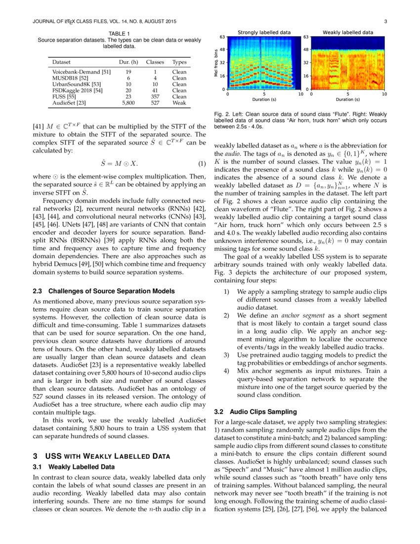 Universal Source Separation with Weakly Labelled Data | DeepAI
