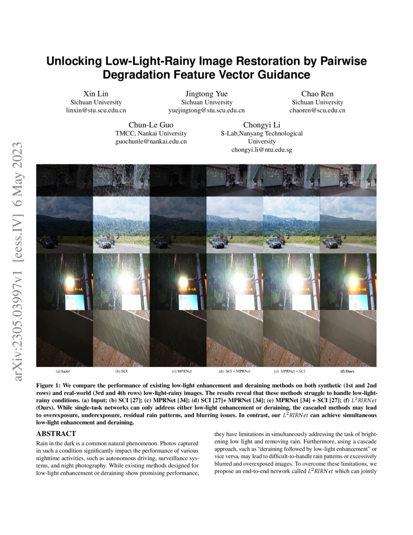 Unlocking Low-Light-Rainy Image Restoration by Pairwise Degradation ...