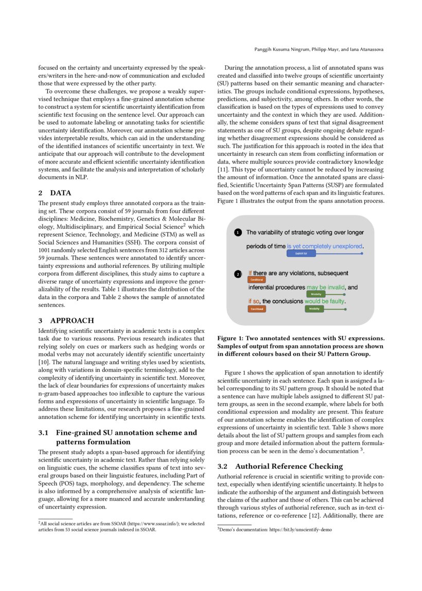 UnScientify: Detecting Scientific Uncertainty in Scholarly Full Text | DeepAI