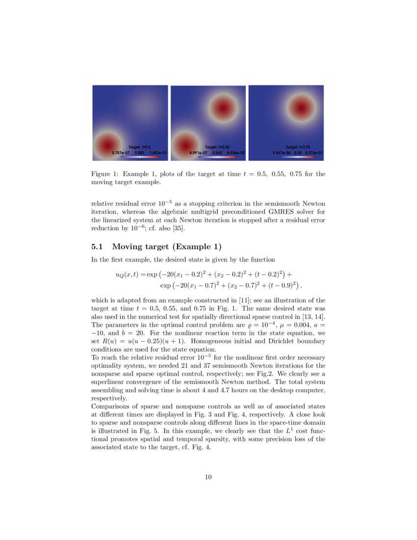 Unstructured Space Time Finite Element Methods For Optimal Sparse