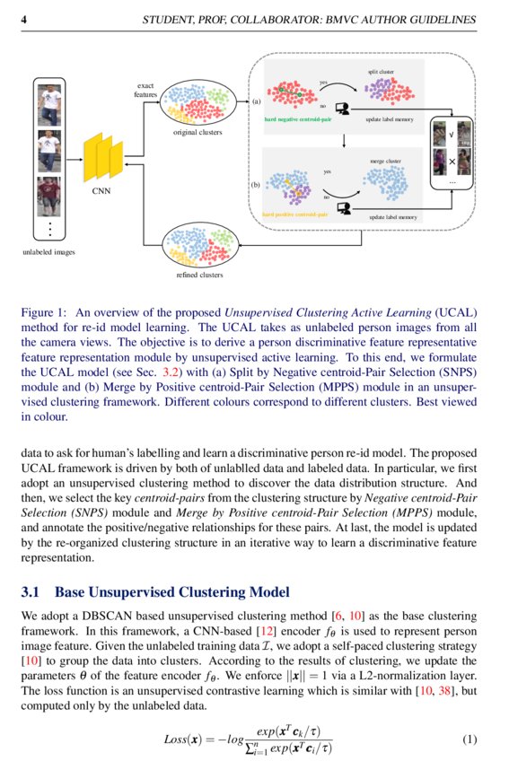 Unsupervised Clustering Active Learning for Person Re-identification | DeepAI