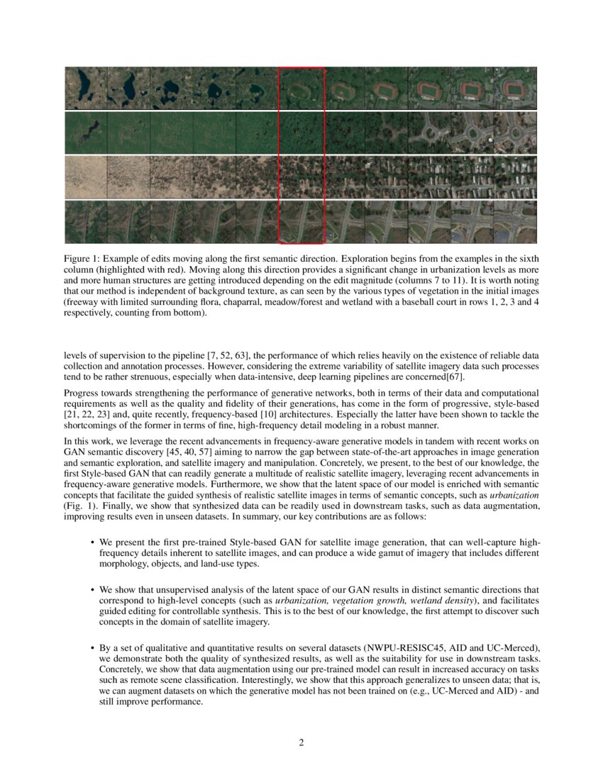 Unsupervised Discovery Of Semantic Concepts In Satellite Imagery With Style Based Wavelet Driven 
