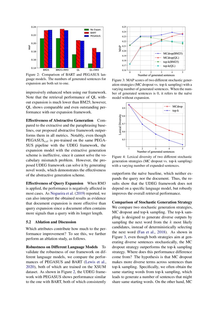 Unsupervised Document Expansion For Information Retrieval With Stochastic Text Generation Deepai