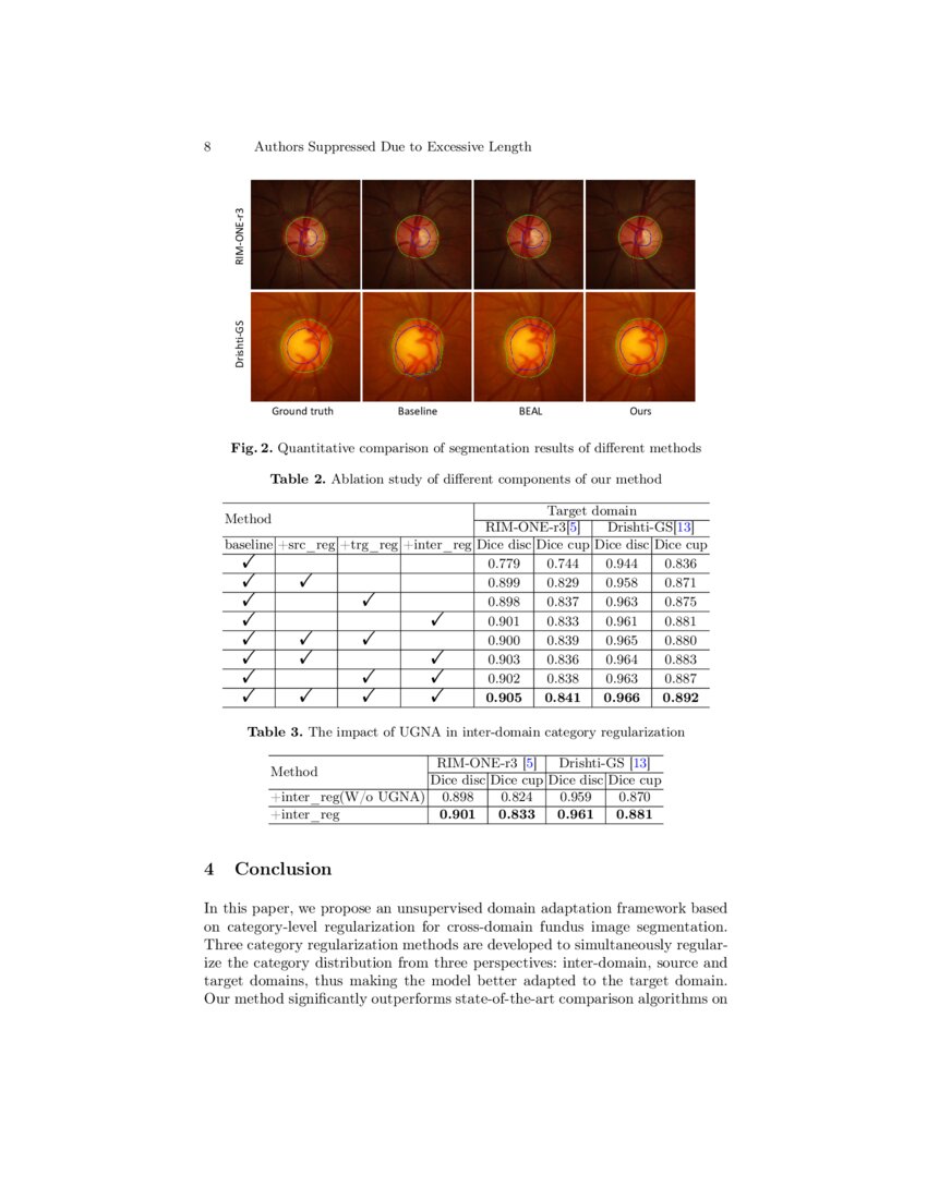 Unsupervised Domain Adaptive Fundus Image Segmentation with Category ... Unsupervised Domain Adaptive Fundus Image Segmentation with Category ...