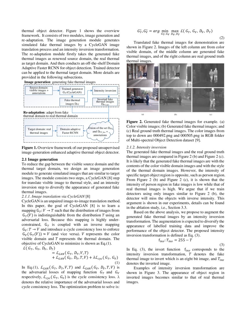 Unsupervised Image Generation Enhanced Adaptation For Object Detection