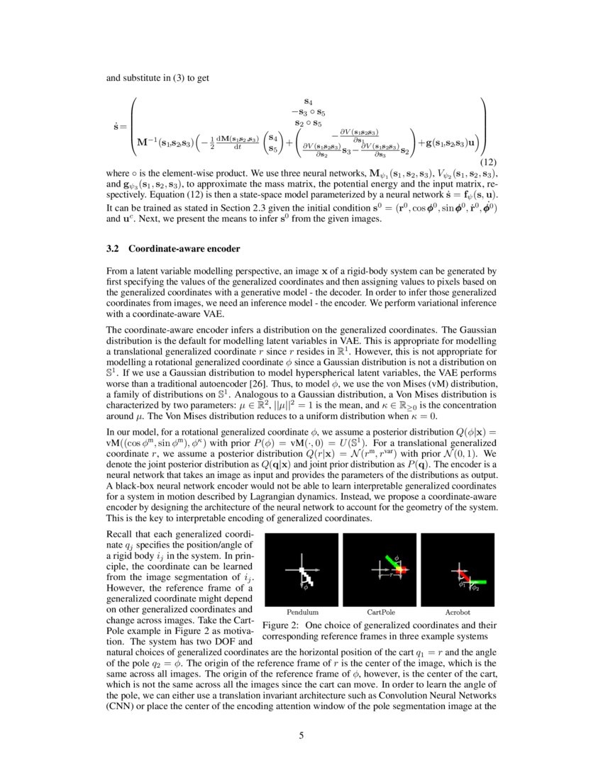 Unsupervised Learning of Lagrangian Dynamics from Images for Prediction and Control | DeepAI