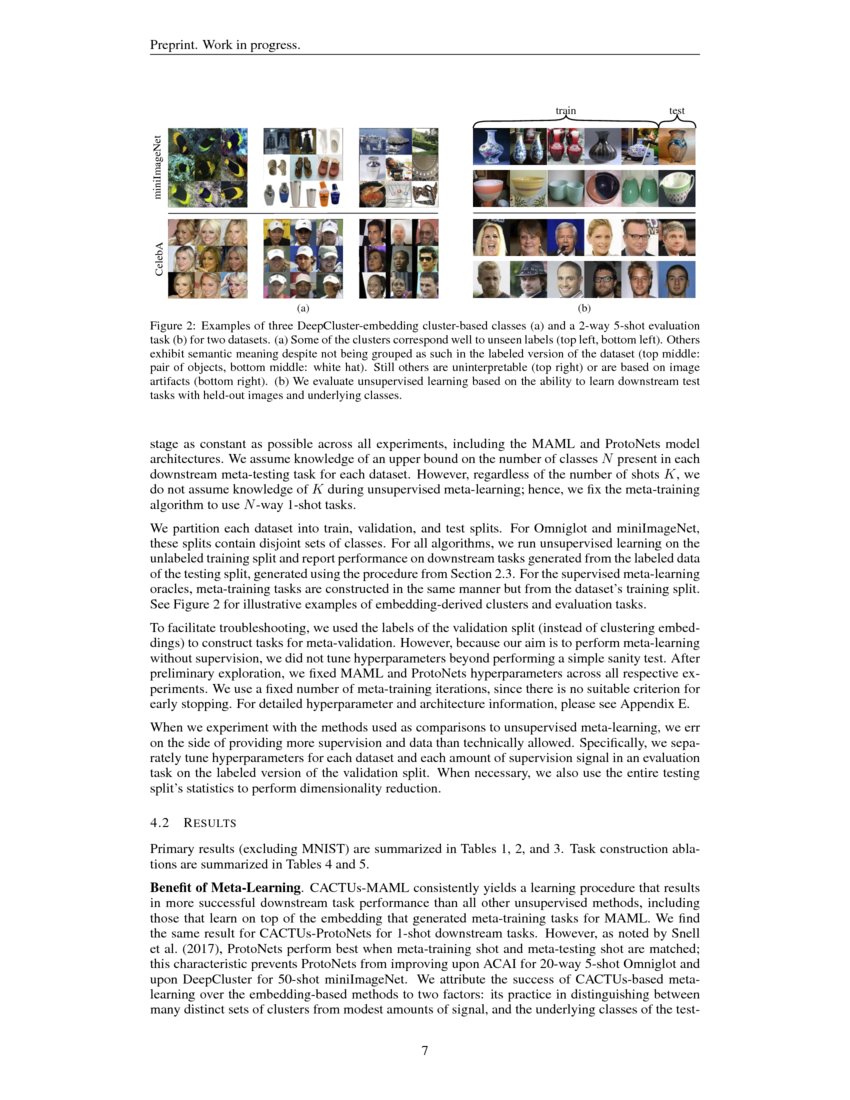 Unsupervised Learning via Meta-Learning | DeepAI