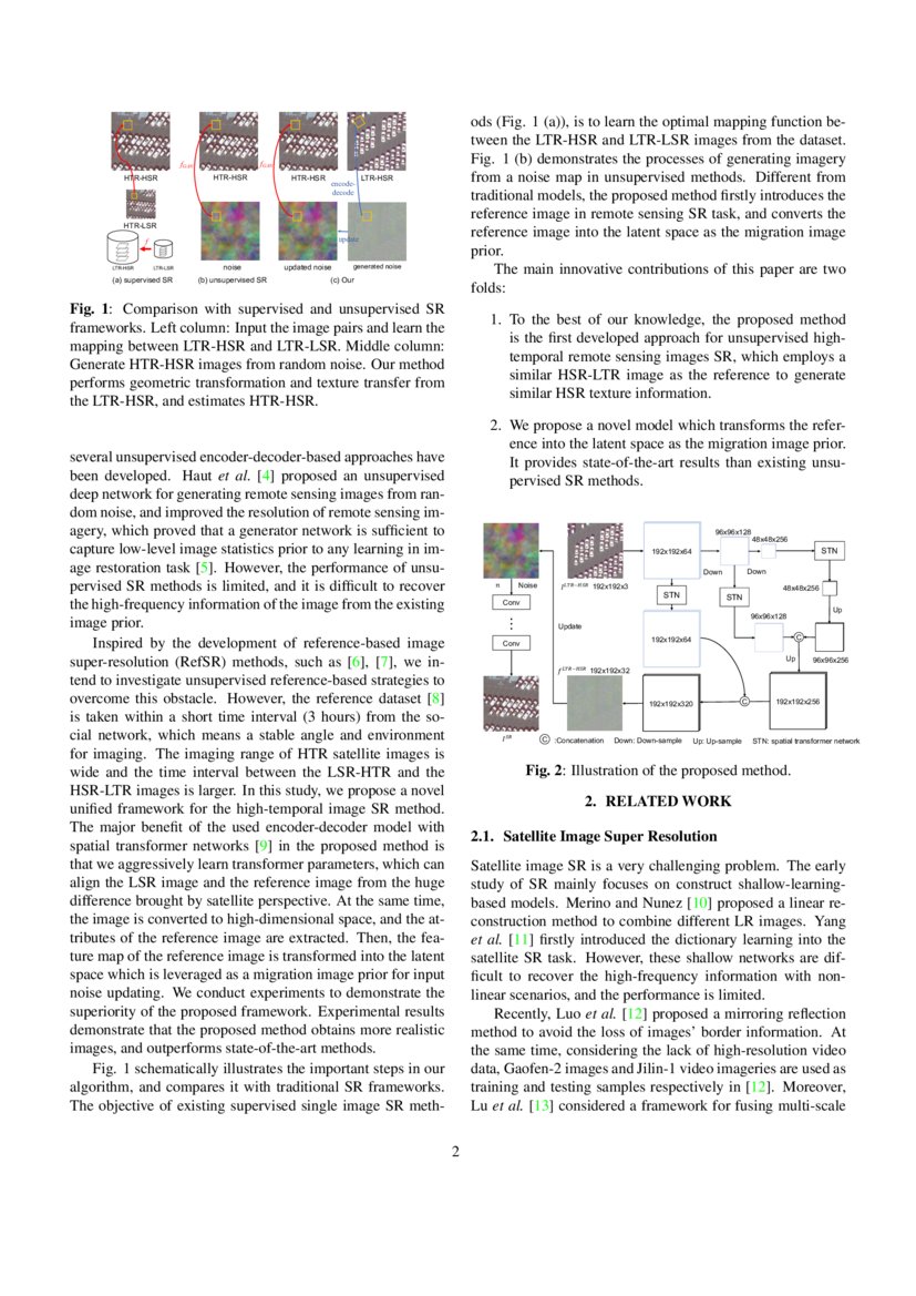 Unsupervised Remote Sensing Super Resolution Via Migration Image Prior Deepai