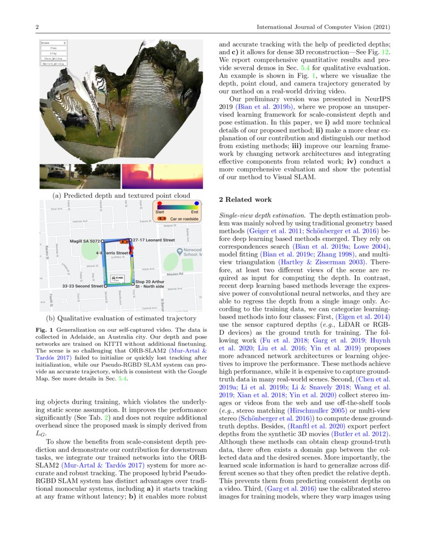 Unsupervised Scale-consistent Depth Learning from Video | DeepAI