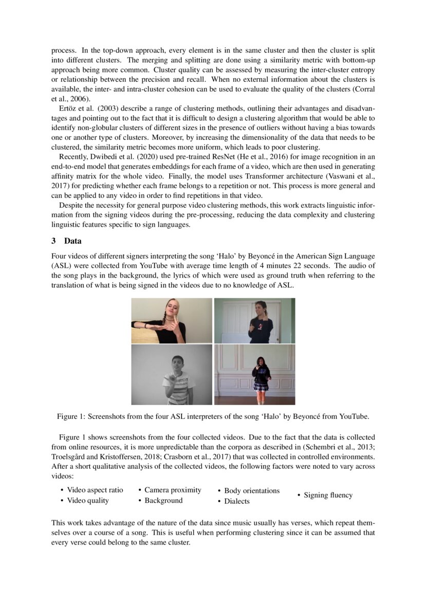 Unsupervised Sign Language Phoneme Clustering using HamNoSys Notation | DeepAI