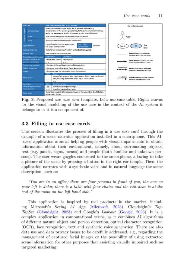 Use case cards: a use case reporting framework inspired by the European ...