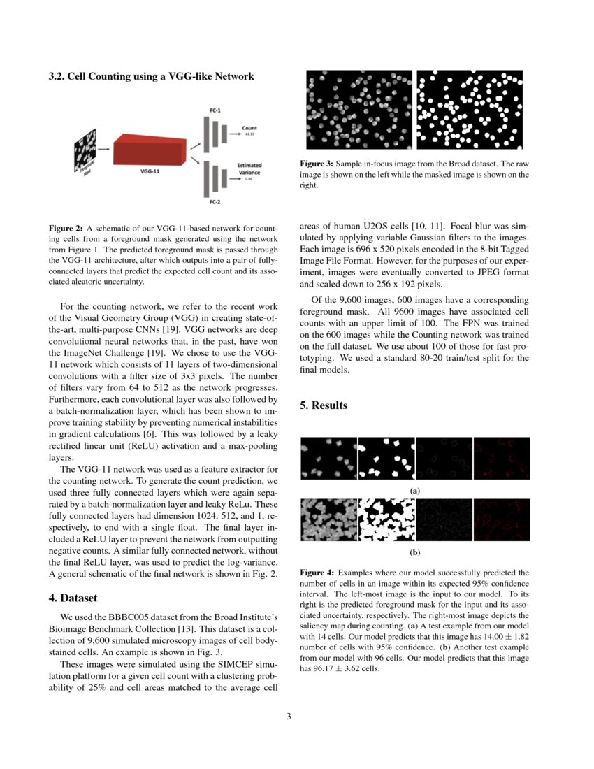Using Deep Learning For Segmentation And Counting Within Microscopy