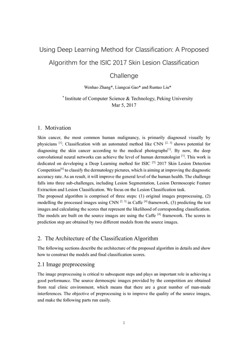 Using Deep Learning Method For Classification A Proposed Algorithm For 7662