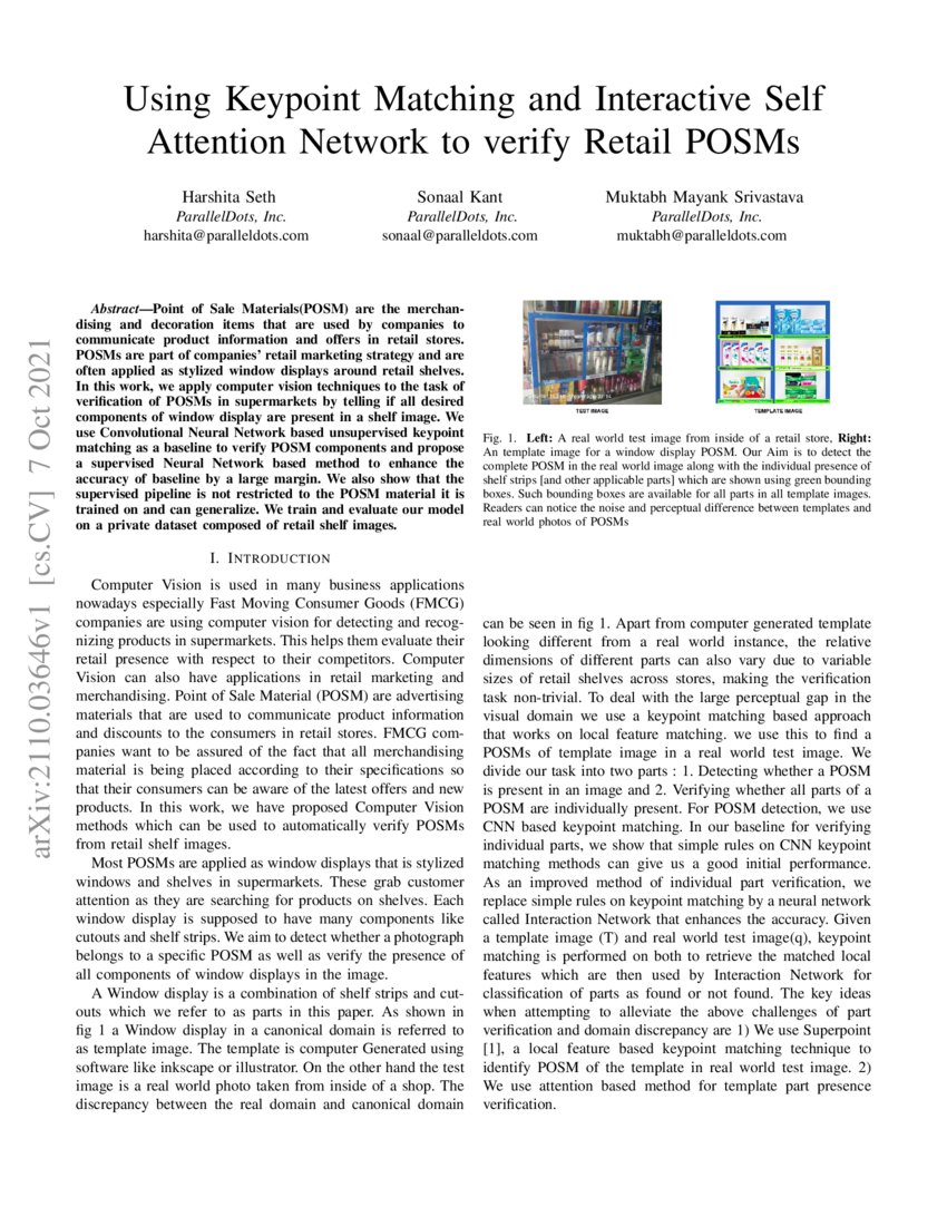 Using Keypoint Matching and Interactive Self Attention Network to ...