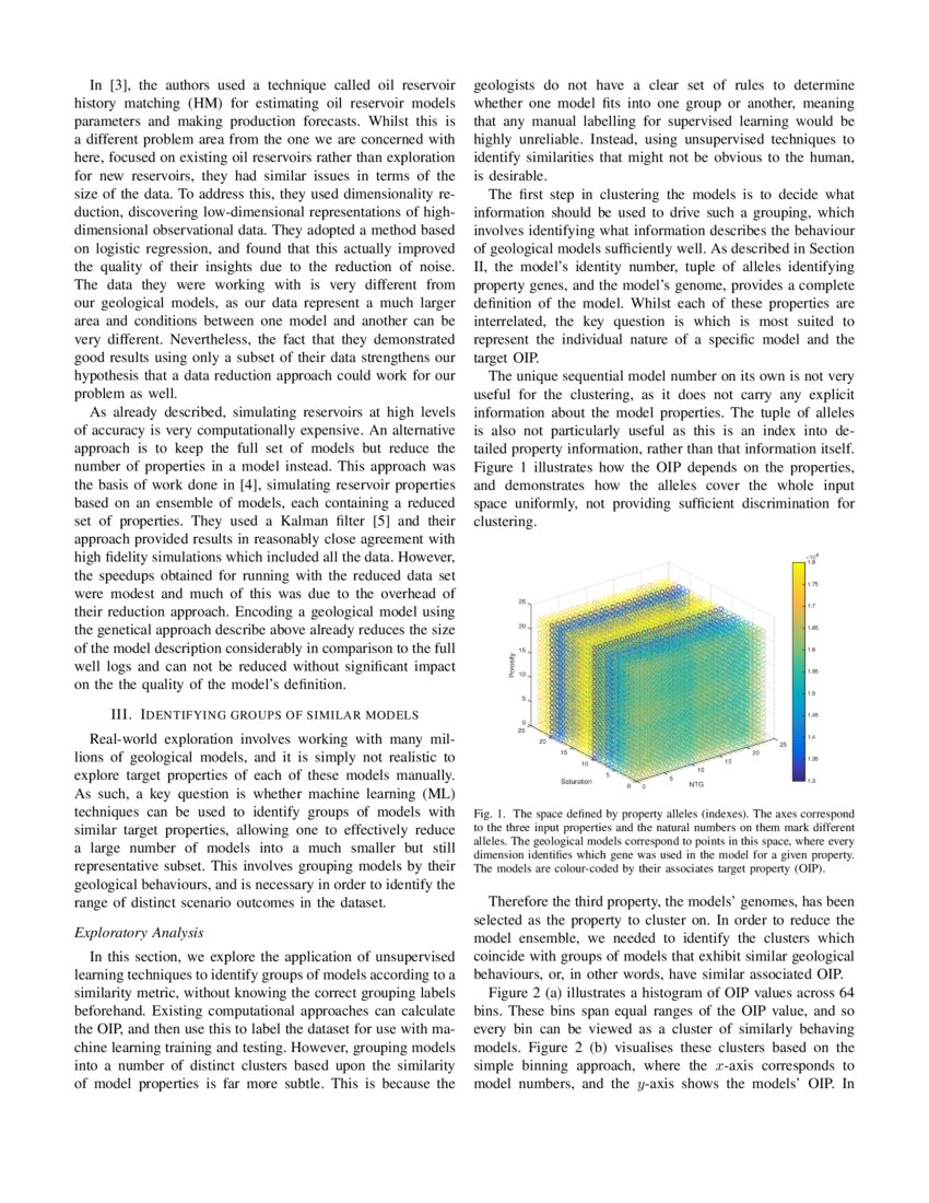 Using machine learning to reduce ensembles of geological models for oil ...