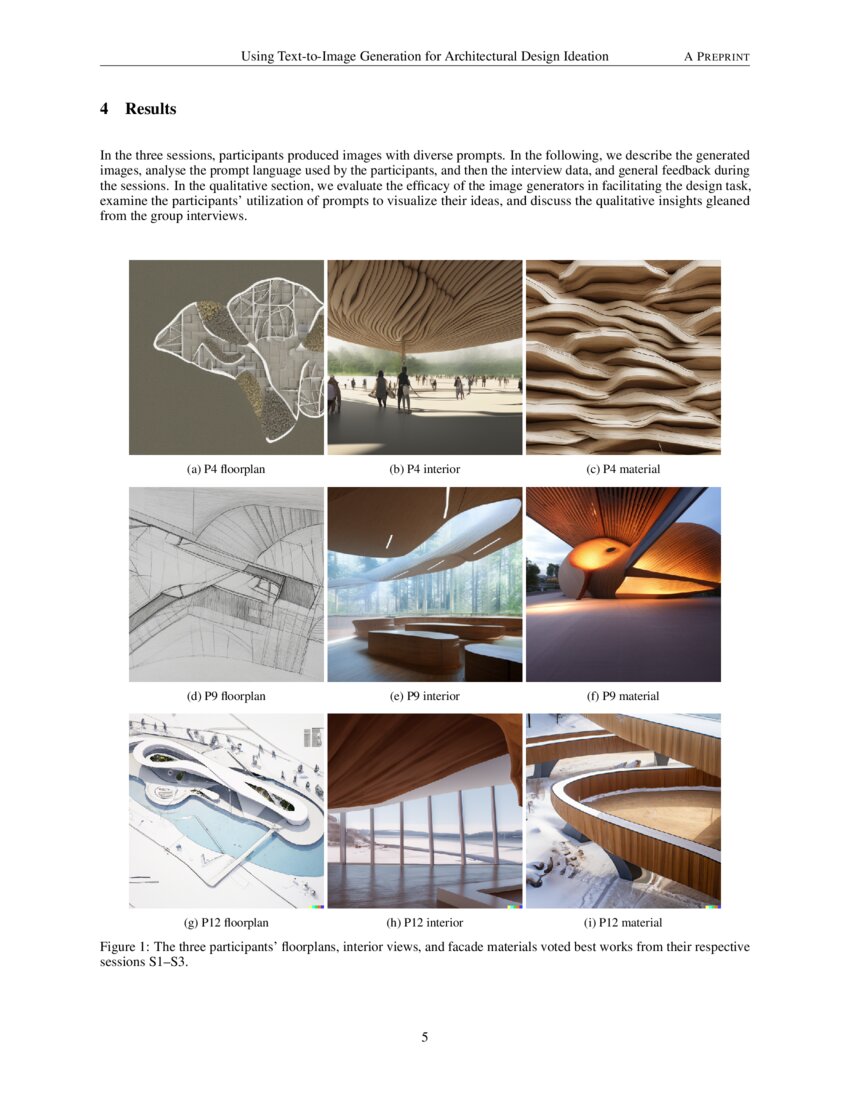 Using Text-to-Image Generation for Architectural Design Ideation | DeepAI