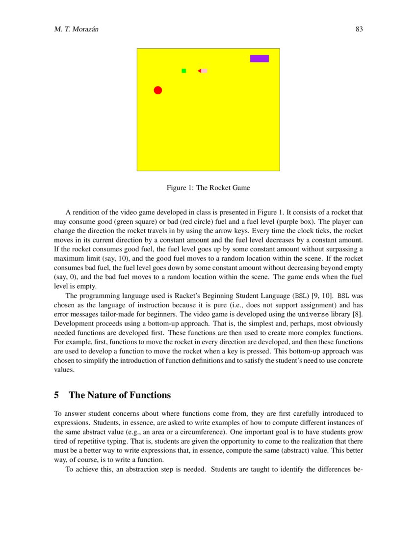 Using Video Game Development to Motivate Program Design and Algebra Among Inner-City High School ...