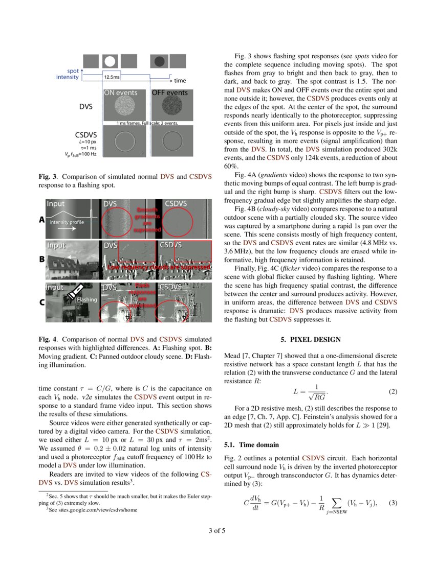 Utility and Feasibility of a Center Surround Event Camera | DeepAI