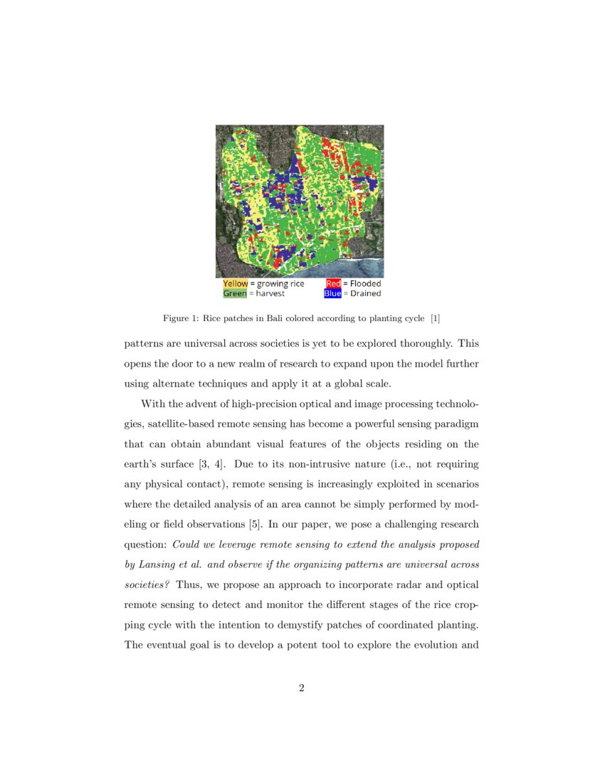 Utilizing Remote Sensing to Analyze Land Usage and Rice Planting ...