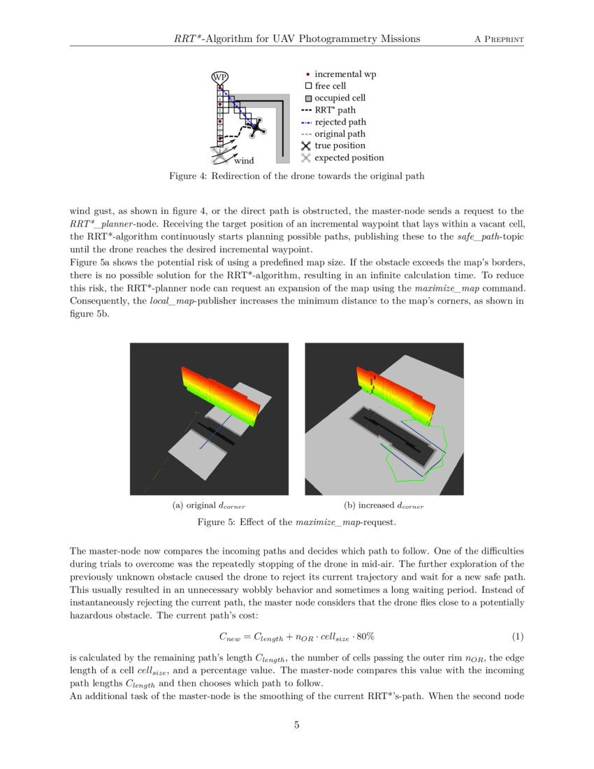 Utilizing The Rrt Algorithm For Collision Avoidance In Uav Photogrammetry Missions Deepai