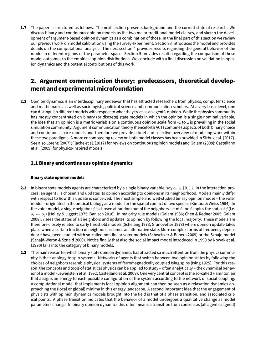 Validating Argument Based Opinion Dynamics With Survey Experiments Deepai