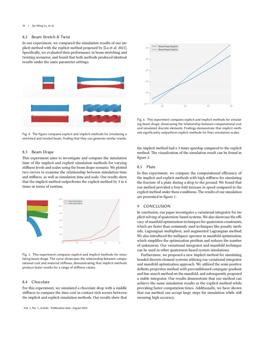 Variational Bonded Discrete Element Method with Manifold Optimization | DeepAI
