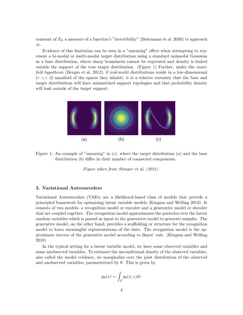 Variations and Relaxations of Normalizing Flows | DeepAI