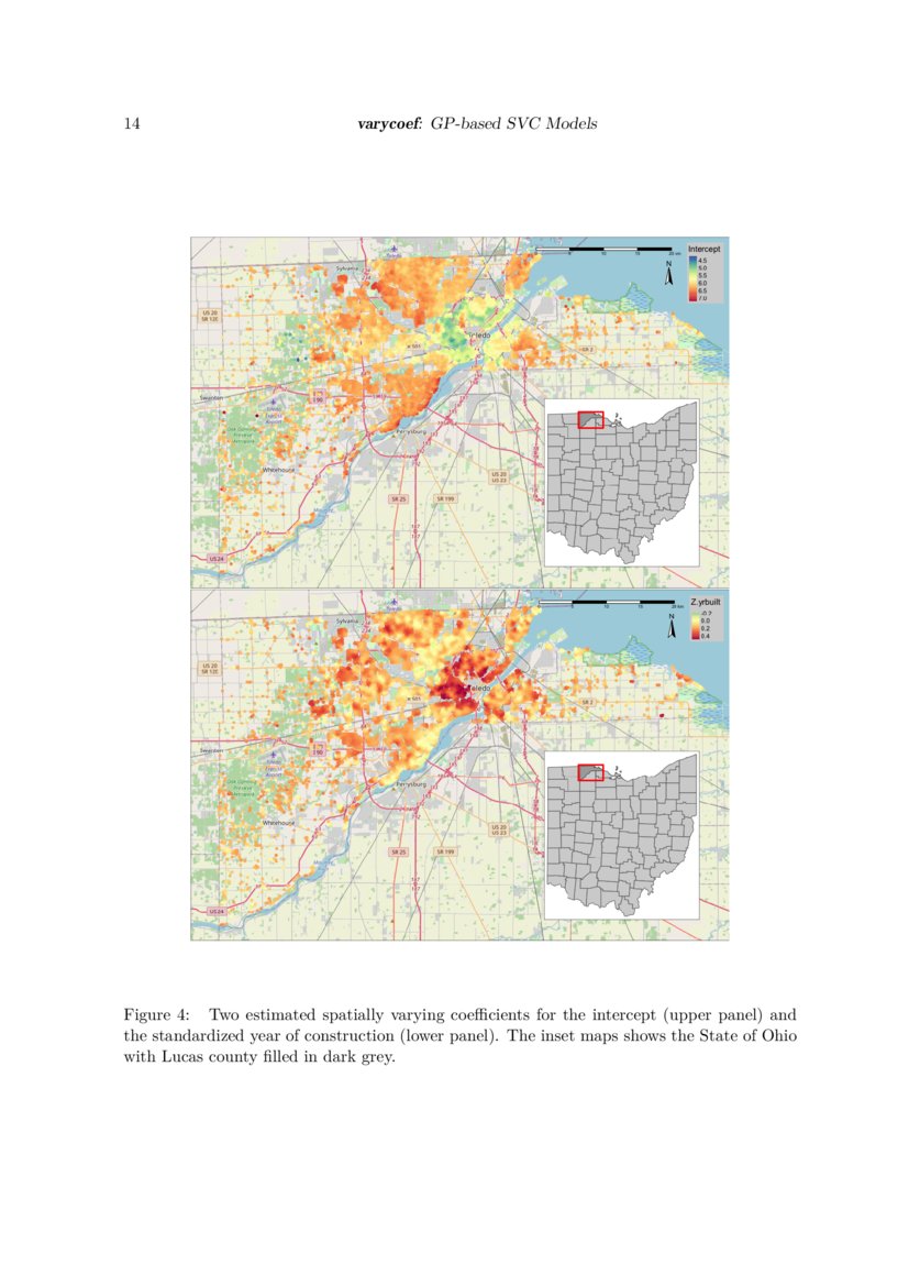 varycoef: An R Package for Gaussian Process-based Spatially Varying Coefficient Models | DeepAI