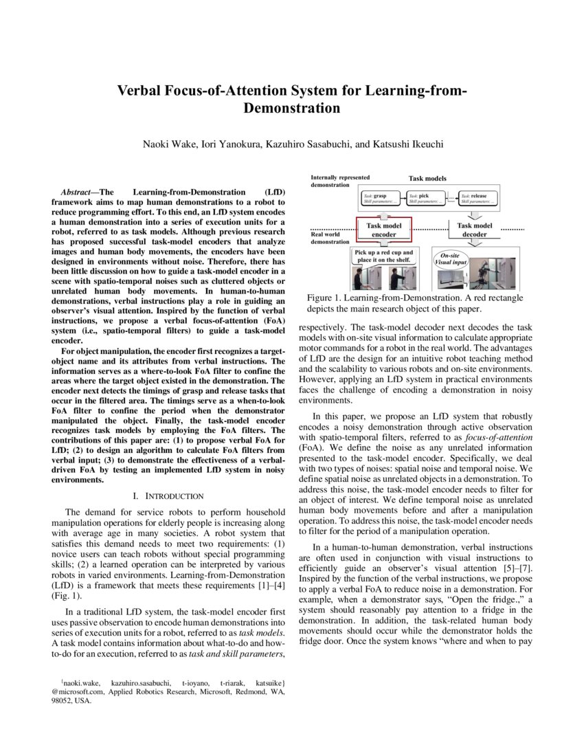 Verbal Focus-of-Attention System for Learning-from-Demonstration | DeepAI
