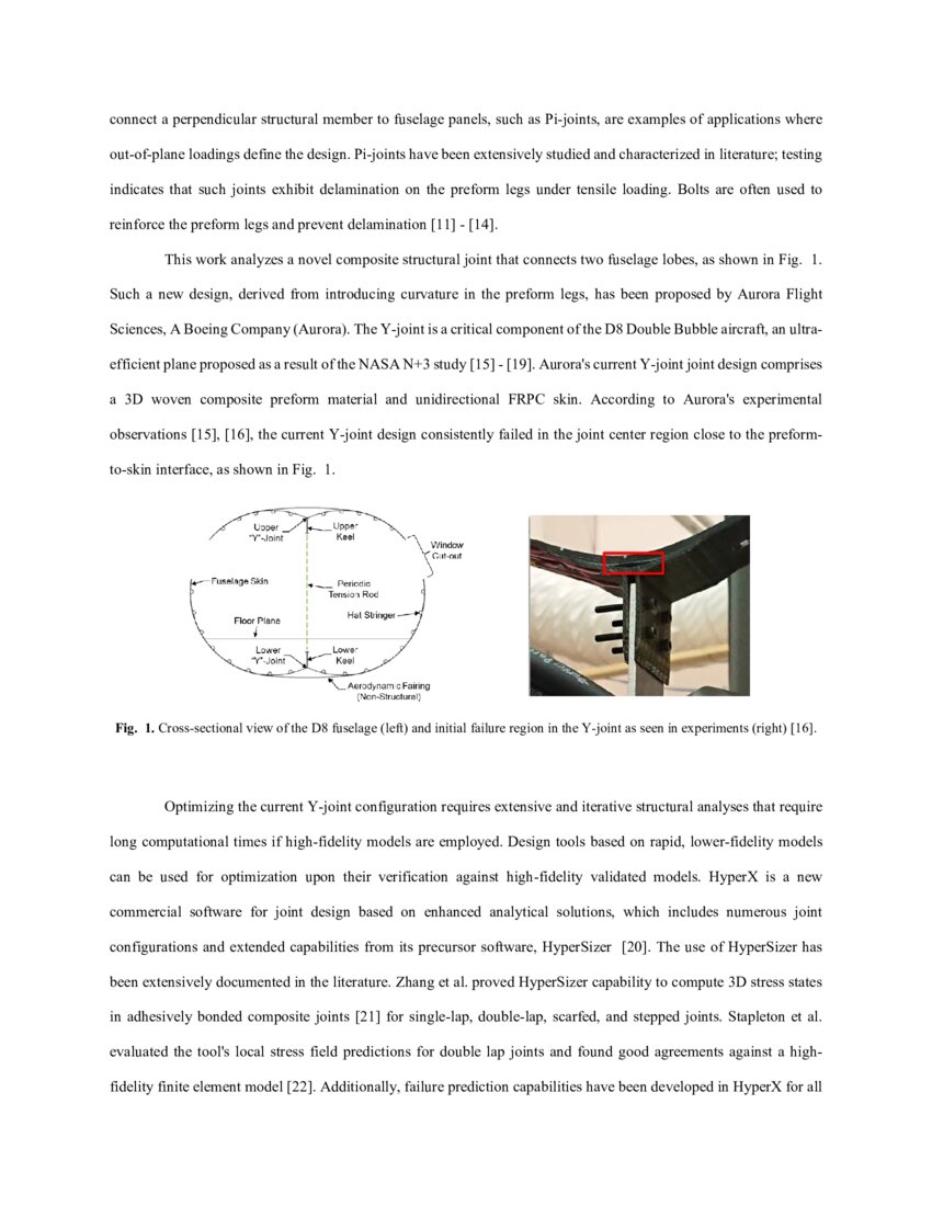 Verification and Validation of a Rapid Design Tool for the Analysis of the Composite Y-Joint of ...