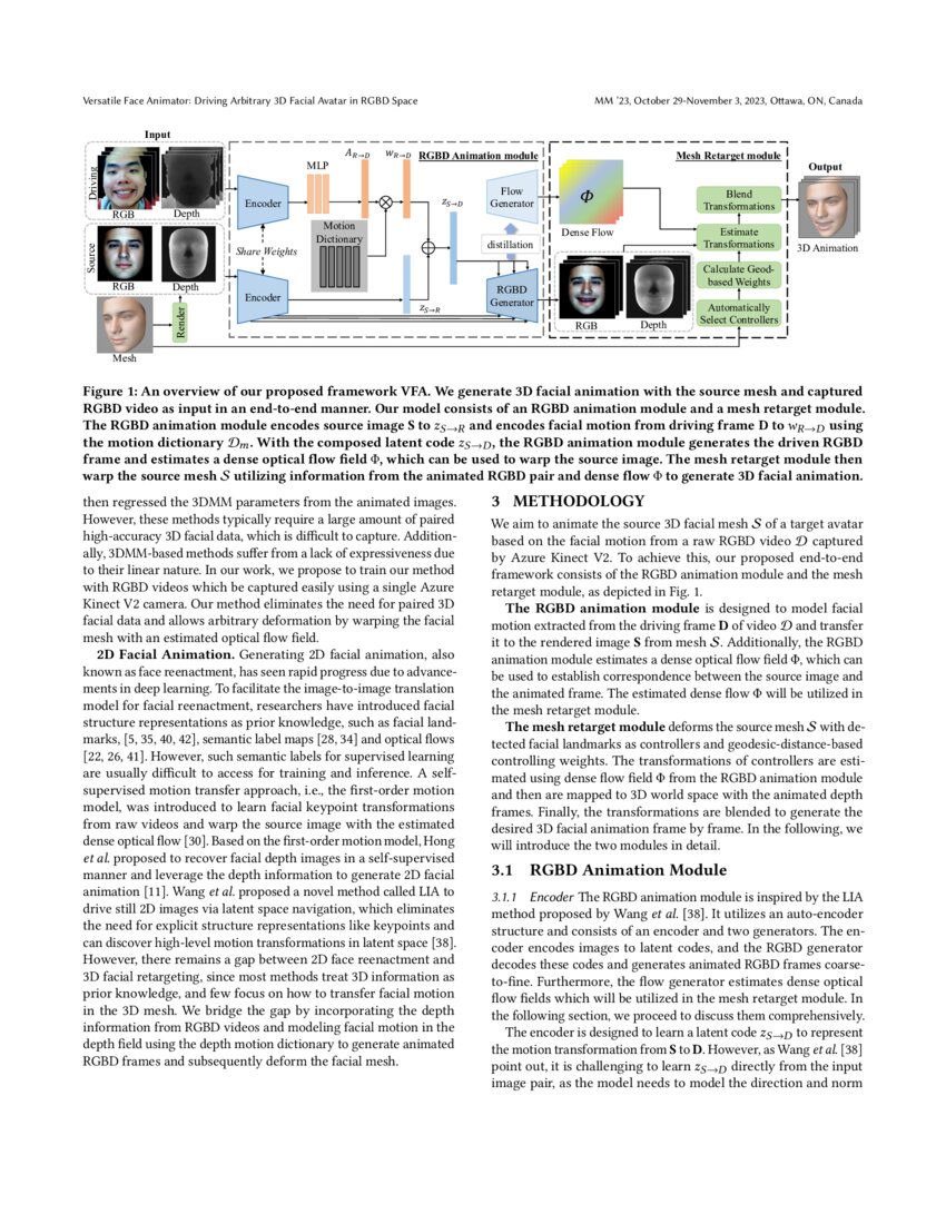 Versatile Face Animator: Driving Arbitrary 3D Facial Avatar in RGBD ...
