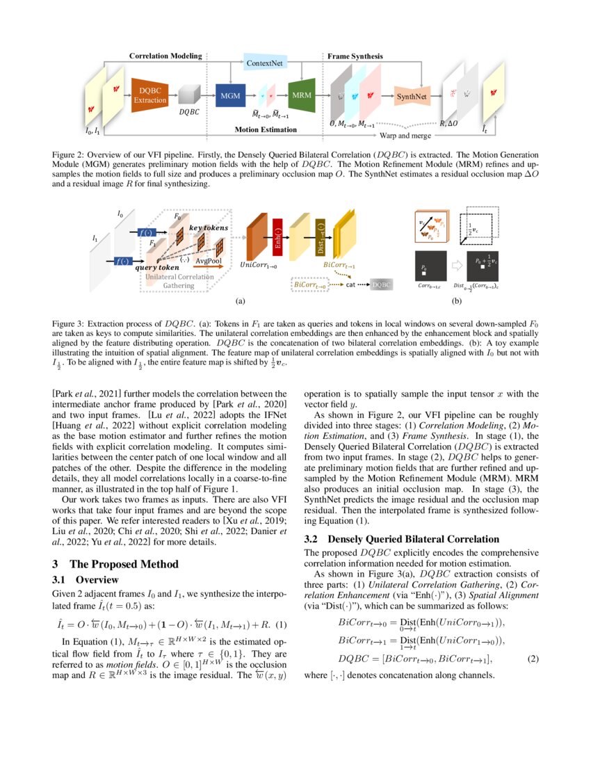 Video Frame Interpolation with Densely Queried Bilateral Correlation | DeepAI