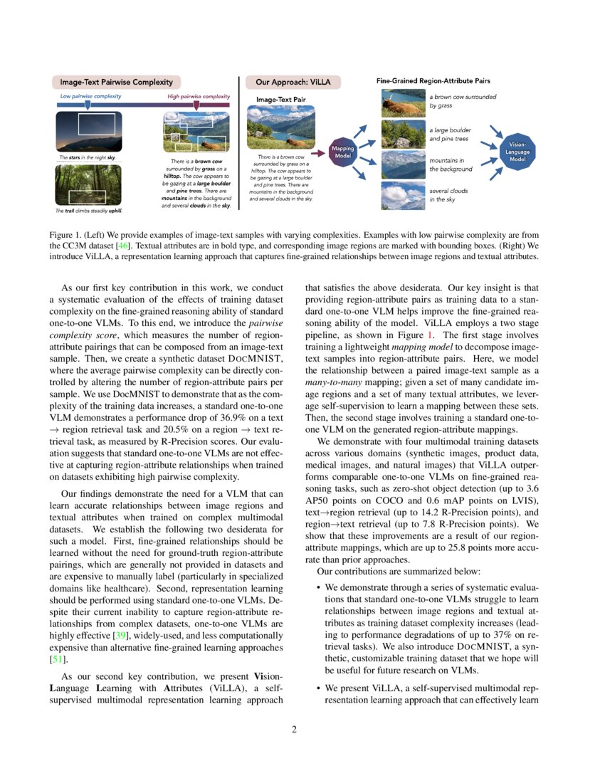 ViLLA: Fine-Grained Vision-Language Representation Learning from Real-World Data | DeepAI