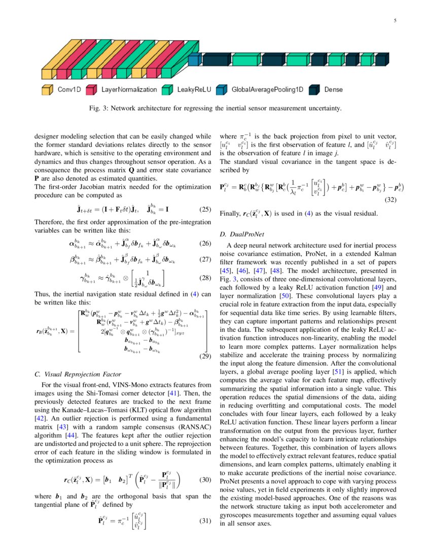 Vio Dualpronet Visual Inertial Odometry With Learning Based Process Noise Covariance Deepai
