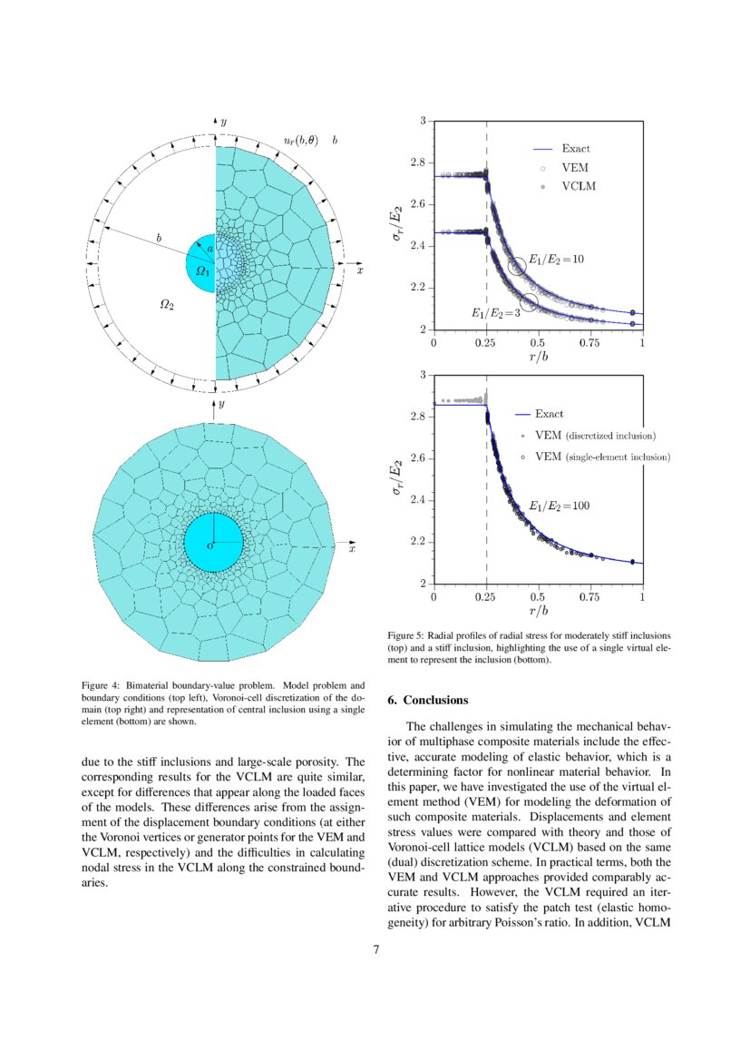 Virtual element method for modeling the deformation of multiphase ...