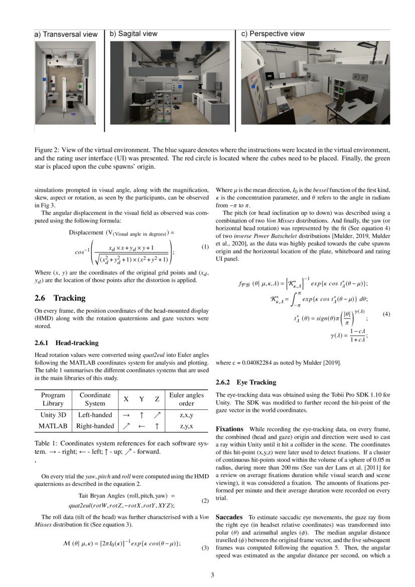 Virtual reality (VR) as a testing bench for consumer optical solutions ...