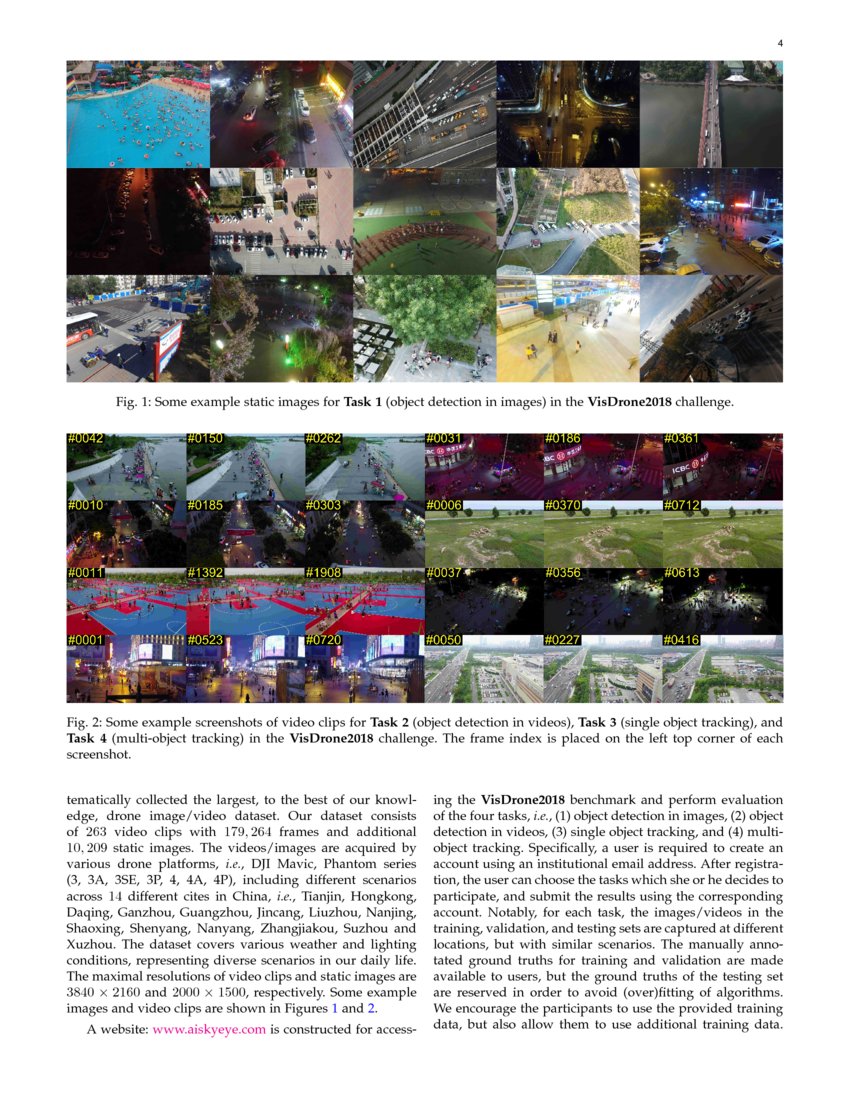 Vision Meets Drones: A Challenge | DeepAI