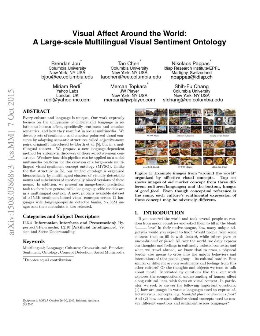 Visual Affect Around the World: A Large-scale Multilingual Visual ...