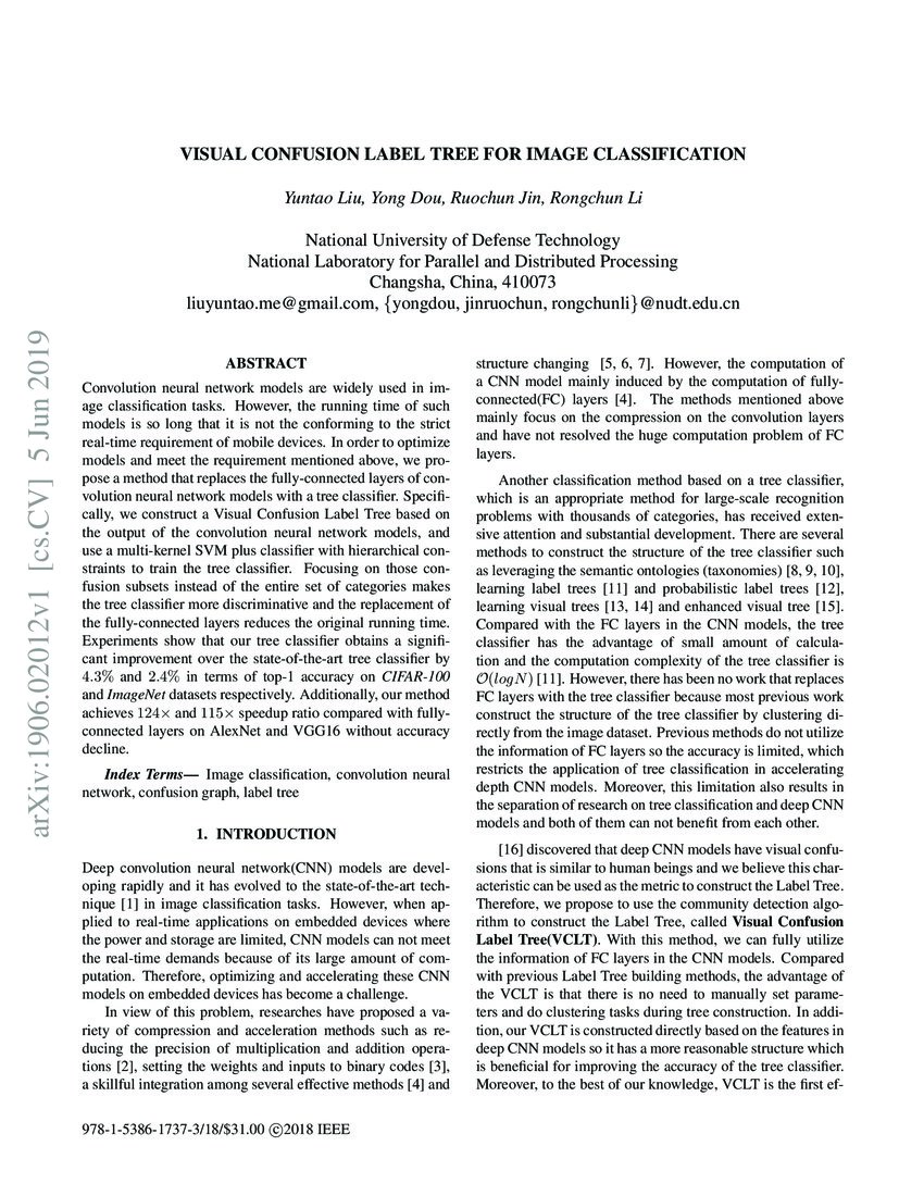 Visual Confusion Label Tree For Image Classification | DeepAI