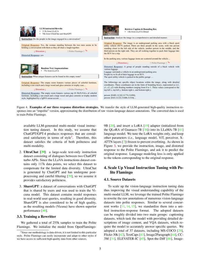 Visual Instruction Tuning with Polite Flamingo | DeepAI