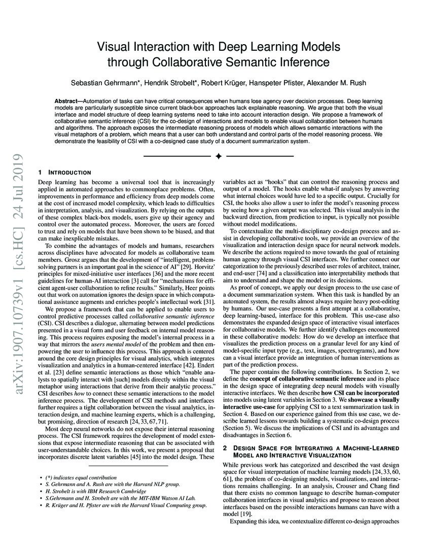 Visual Interaction with Deep Learning Models through Collaborative Semantic Inference | DeepAI