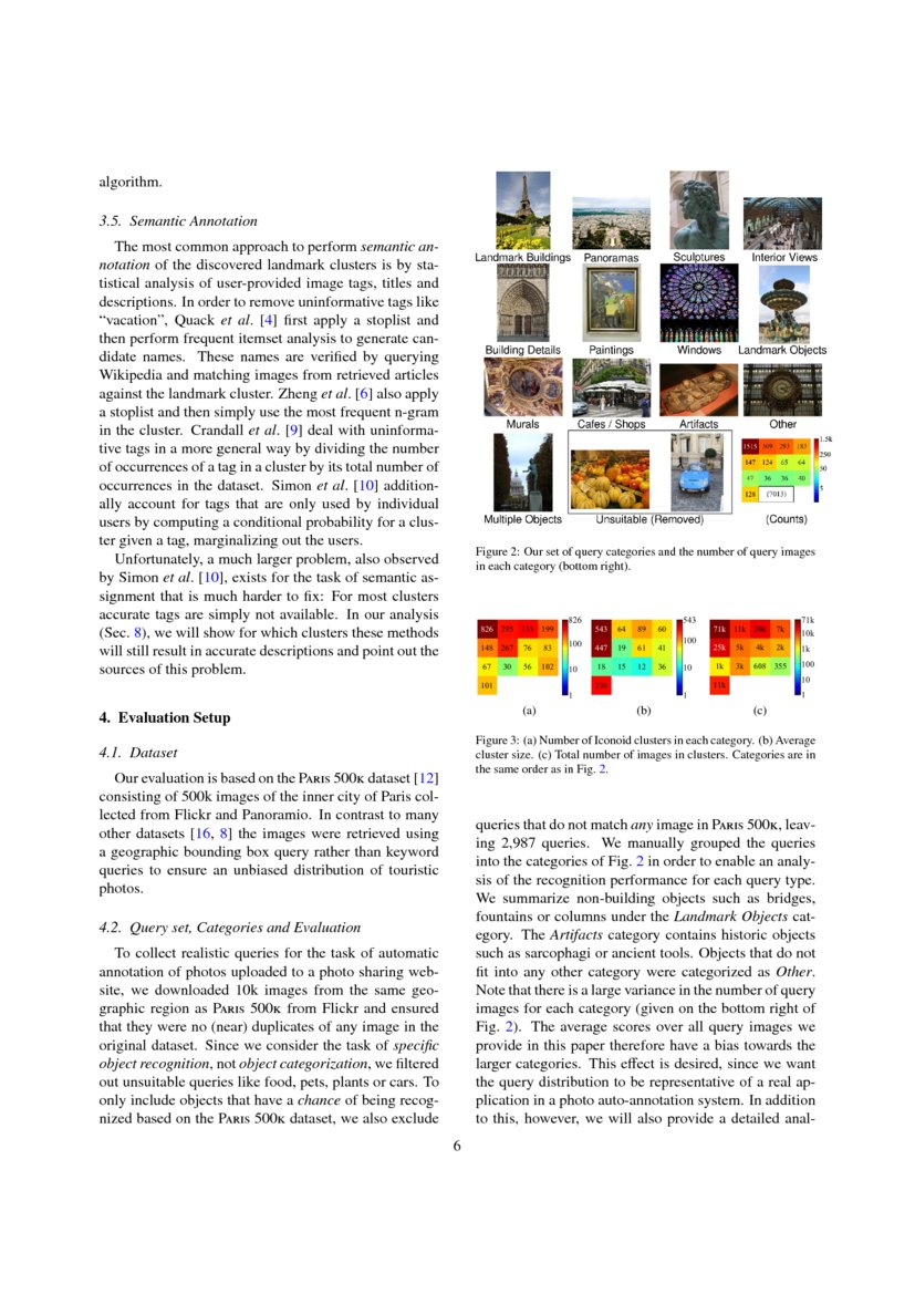 Visual Landmark Recognition from Internet Photo Collections: A Large ...